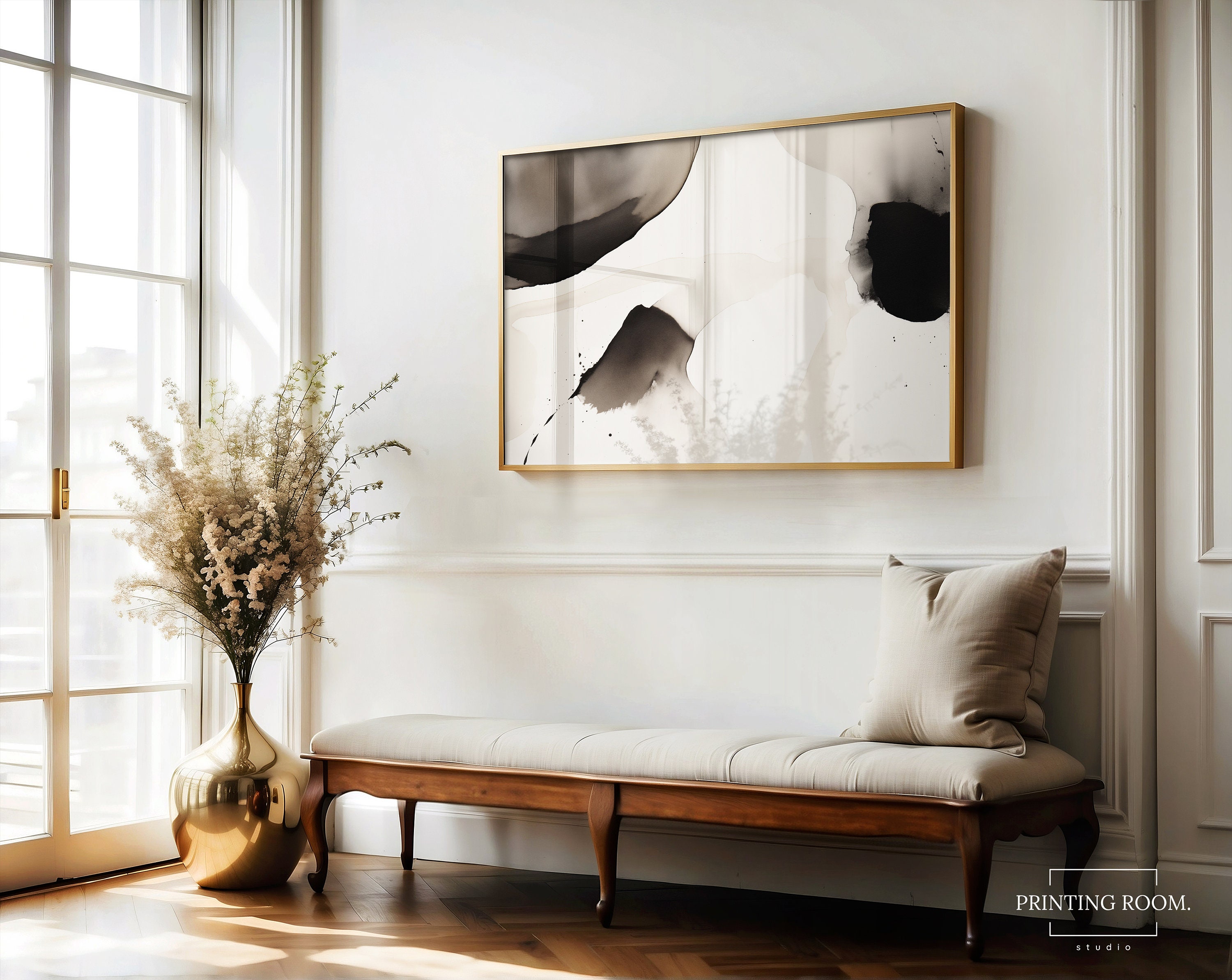 Modern Abstract Art, Neutral Wall Art, Digital Wall Art, Wall Decor ...