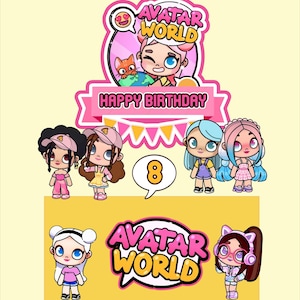 Avatar World Birthday Decoration - Etsy