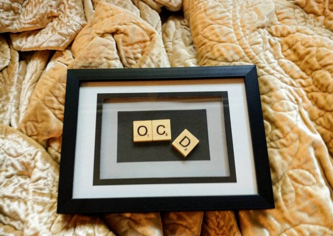 OCD Funny Friend Present Type A Graduate Gift Scrabble Tiles Coworker ...