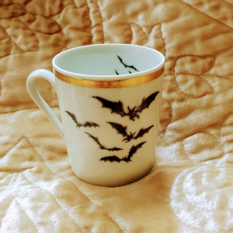 Bat Teacup - Etsy