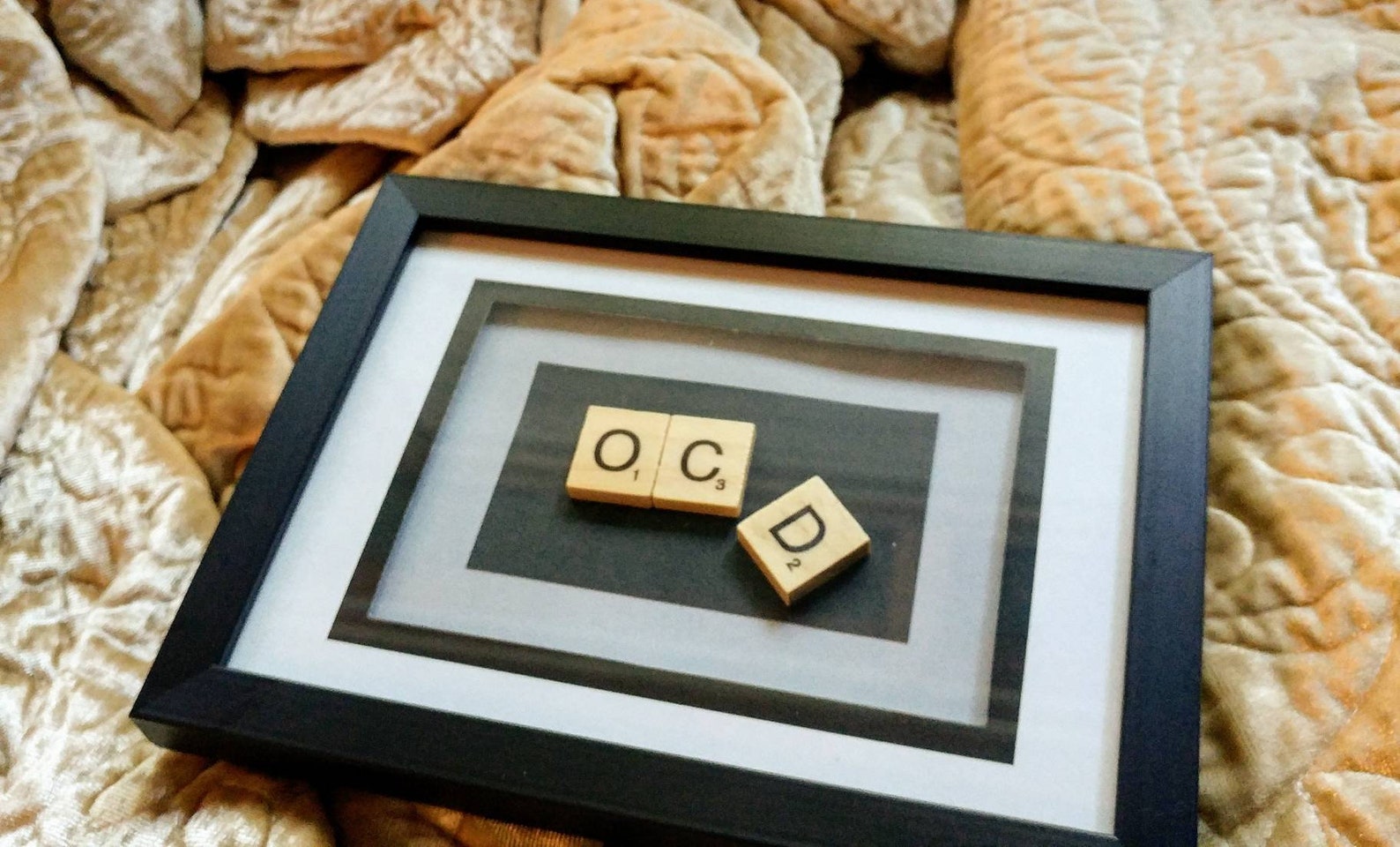 OCD Funny Friend Present Type A Graduate Gift Scrabble Tiles Coworker ...