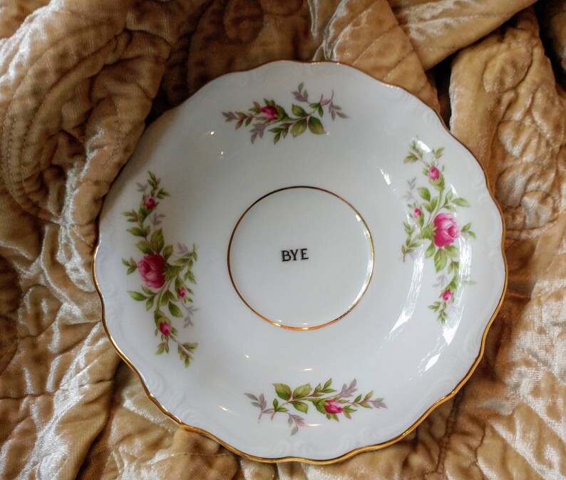 You've Been Poisoned Bye Tea Cup and Saucer Altered China Teacup Gift ...