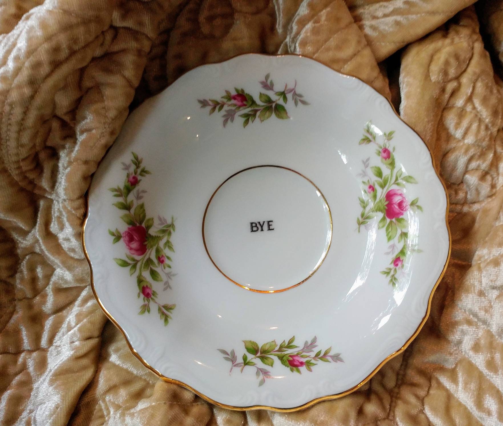 You've Been Poisoned Bye Tea Cup and Saucer Altered China Teacup Gift ...