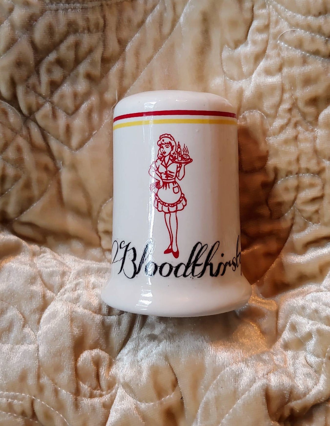 Bloodthirsty Vintage Diner Waitress Salt Shaker Vampire Goth - Etsy