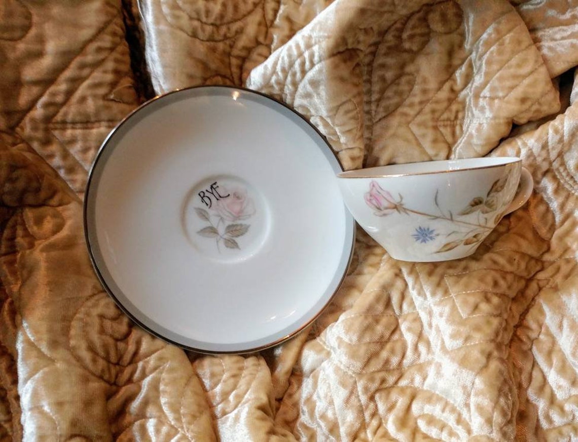 You've Been Poisoned Bye Tea Cup and Saucer Altered China Teacup Gift ...
