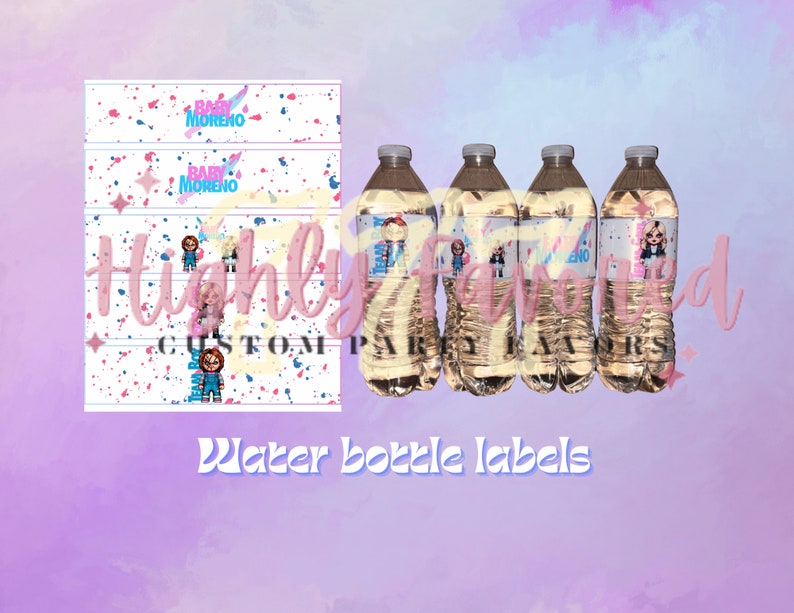 Bride of Chucky Baby Shower Gender Reveal Party Favors - Etsy