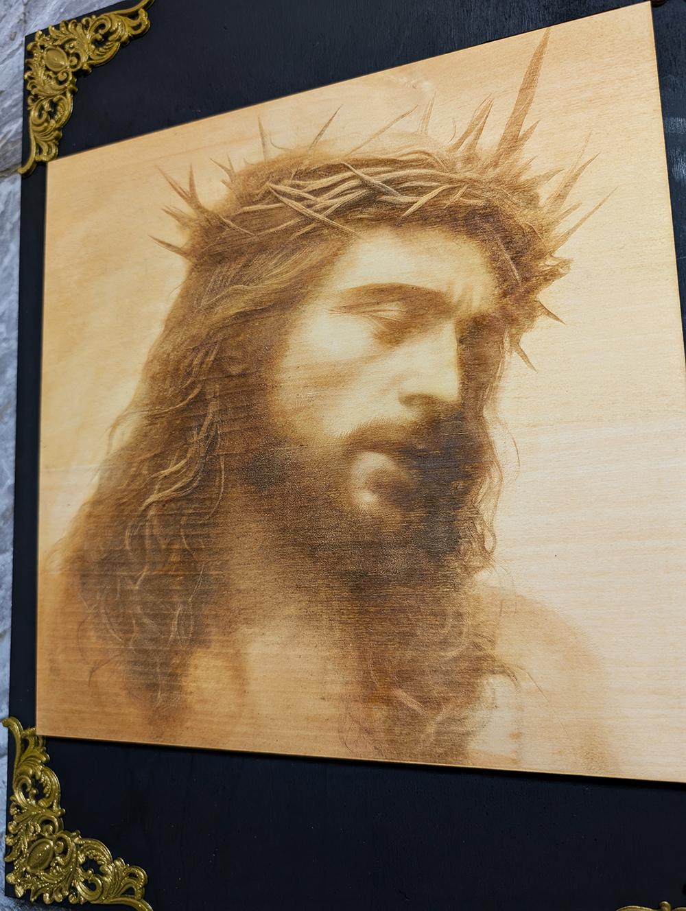 Jesus Christ - Laser Engraved Wood Art - Etsy