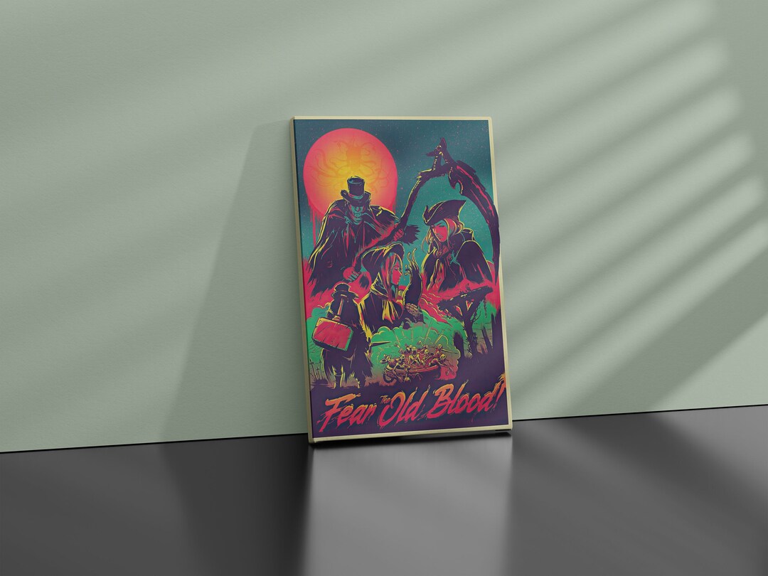 Video Game Art Poster,gehrman the FIRST HUNTER , Gaming Poster, Prints ...