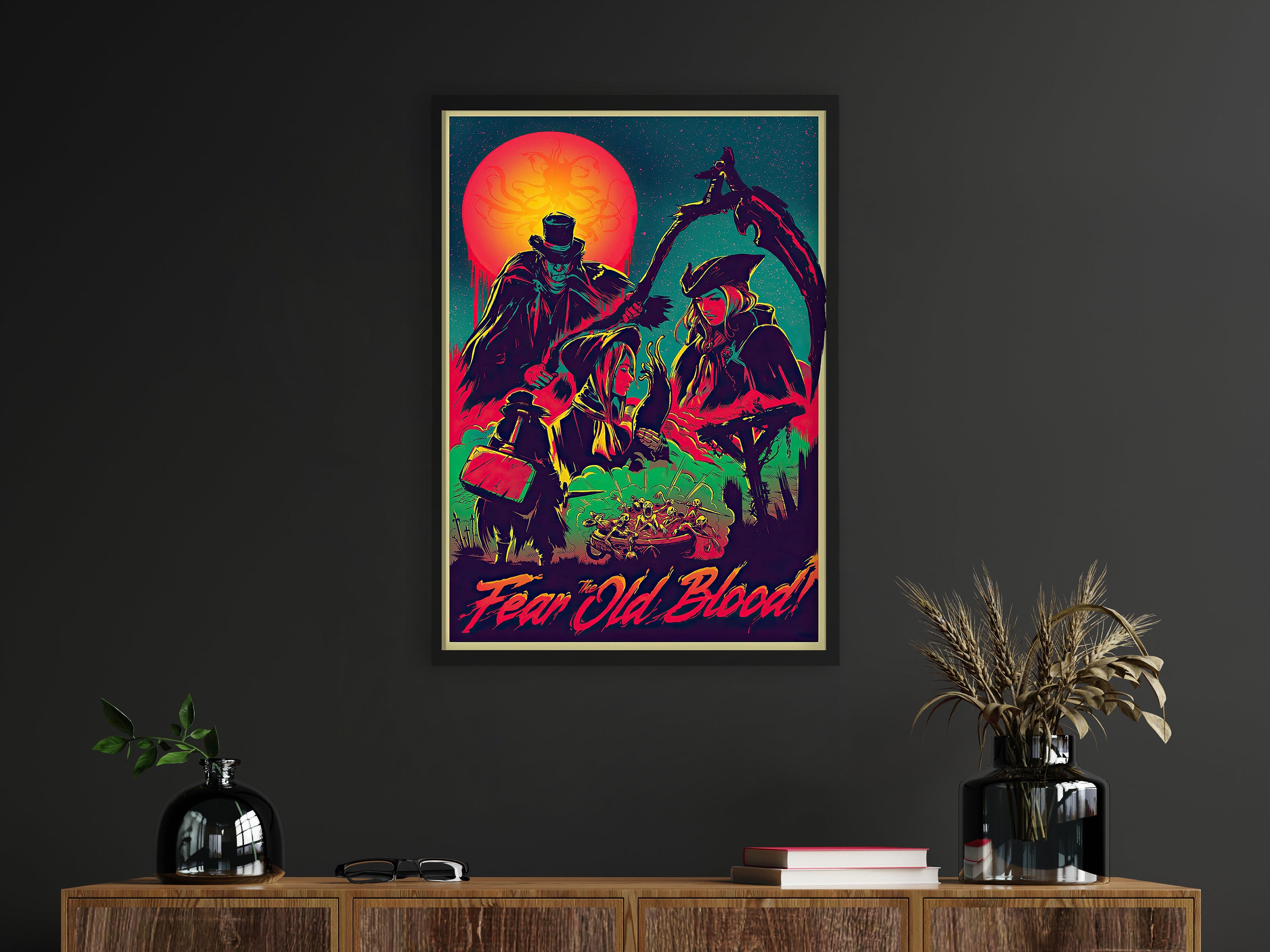 Video Game Art Poster,gehrman the FIRST HUNTER , Gaming Poster, Prints ...