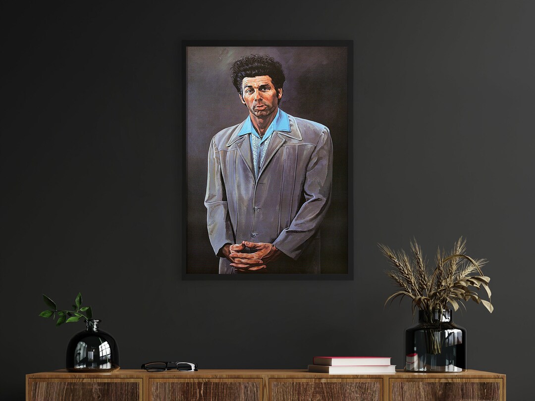 Seinfeld Cosmo Kramer Reproduction Painting,seinfeld Cosmo Kramer Oil ...