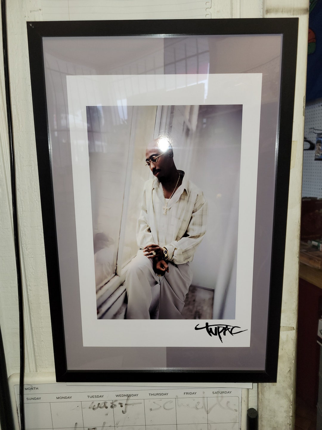 Tupac Shakur Photo With Frame - Etsy