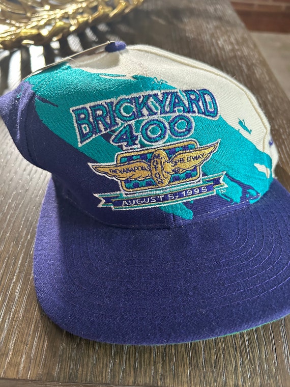 Vintage 1995 Brickyard 400 Indy Paint Splash Snapback… - Gem