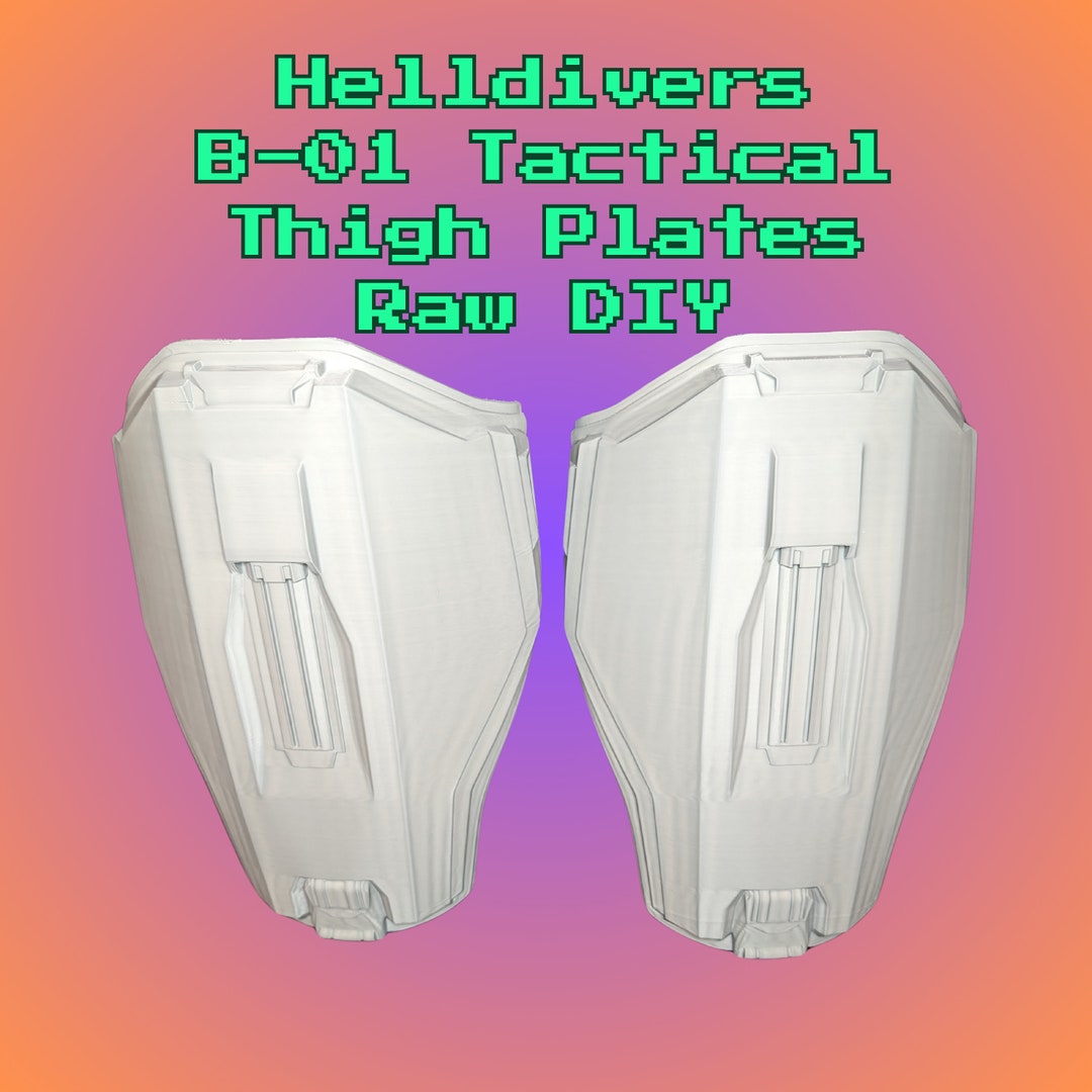 Helldivers B-01 Tactical Thigh Armor Raw DIY - Etsy