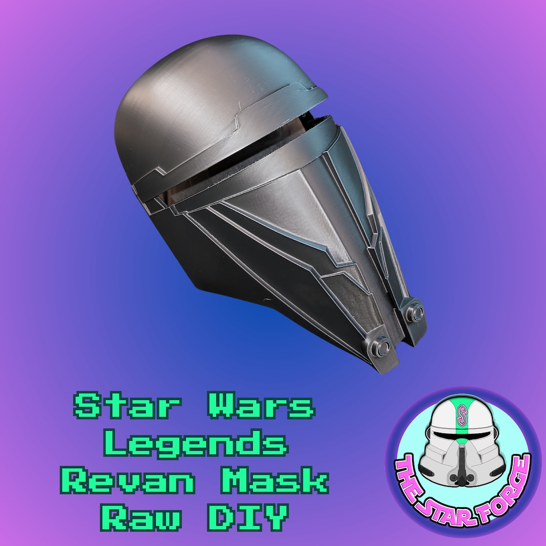 Star Wars: Legends Darth Revan Mask Raw DIY - Etsy