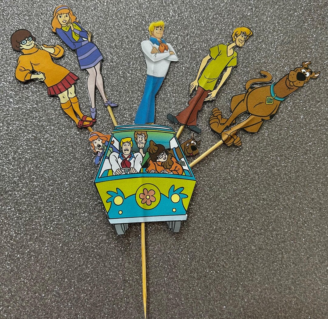Scooby Doo Cupcake Toppers - Etsy UK