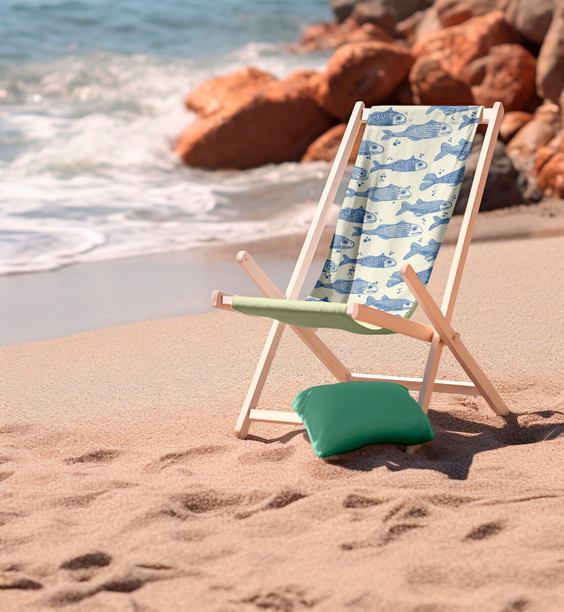 Seaside Mediterranean Fish Pattern, Instant Download, Boho, Beach ...