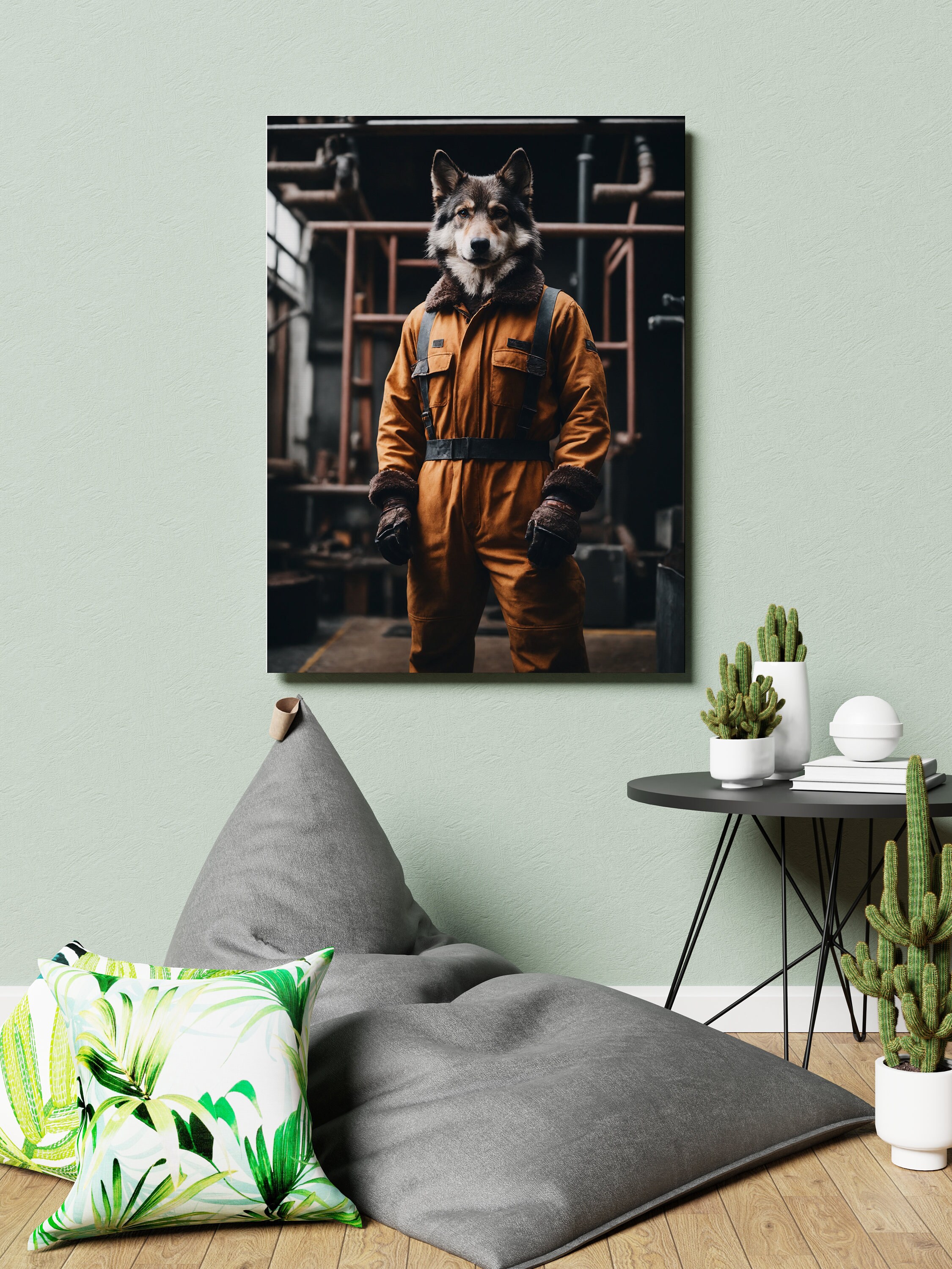 The Engineer, Digital Art, Print on Canvas, Wall Art - Etsy