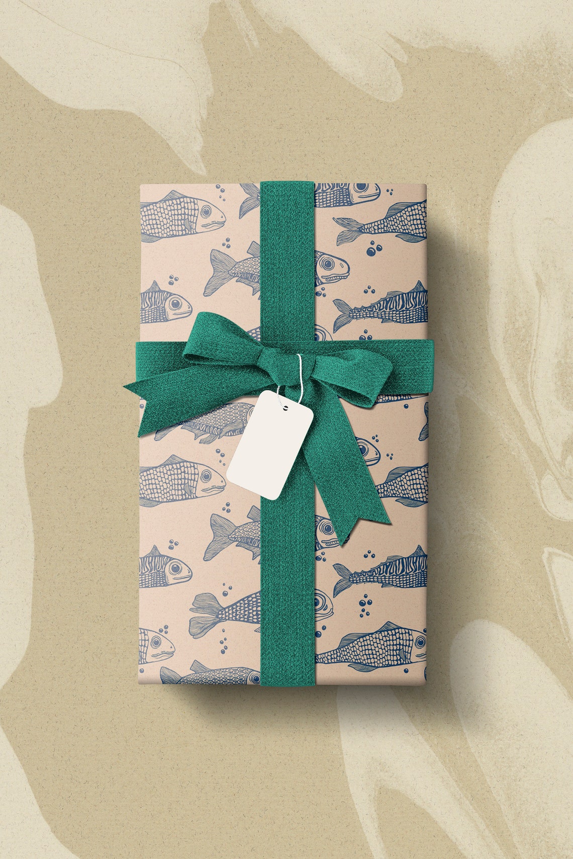 Seaside Mediterranean Fish Pattern, Instant Download, Boho, Beach ...