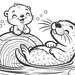 37 Animals Couple Digital Coloring Book (part-1), Animal Friends ...