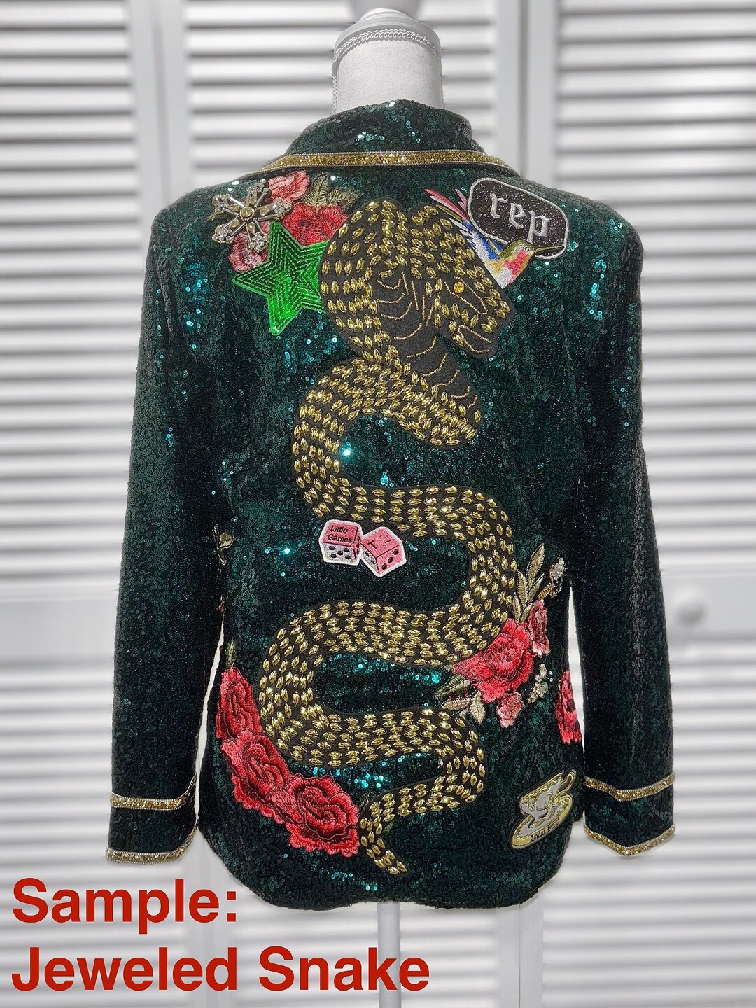 Single Jeweled Rep Era Snake Snake ONLY - Etsy