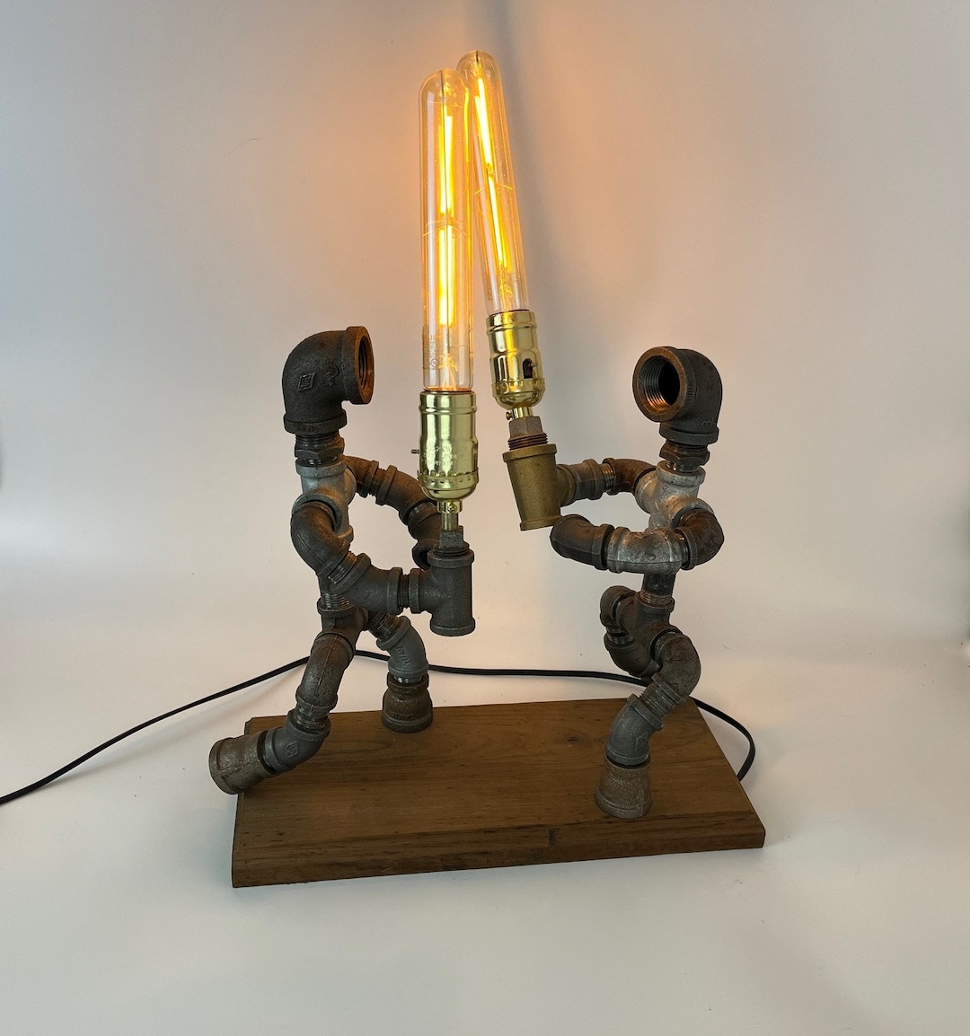 Steampunk Swordfighter Lightsaber Sculpture - Etsy