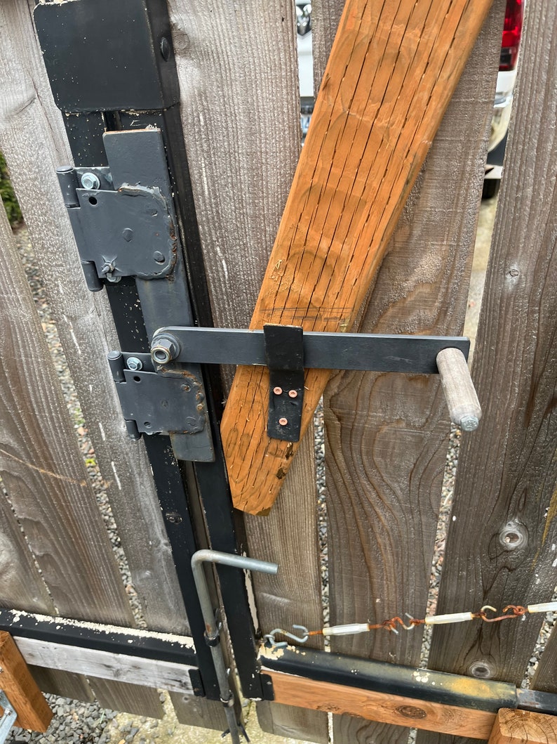 Easy Secure Custom Gate Latch - Etsy