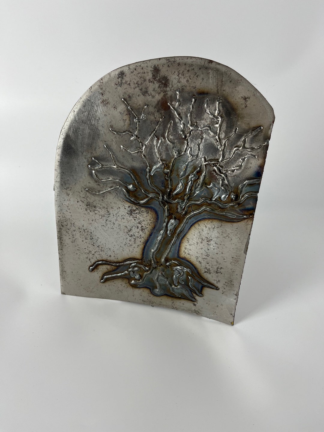Rustic Welded Tree | Upcycled Metal Art - Etsy
