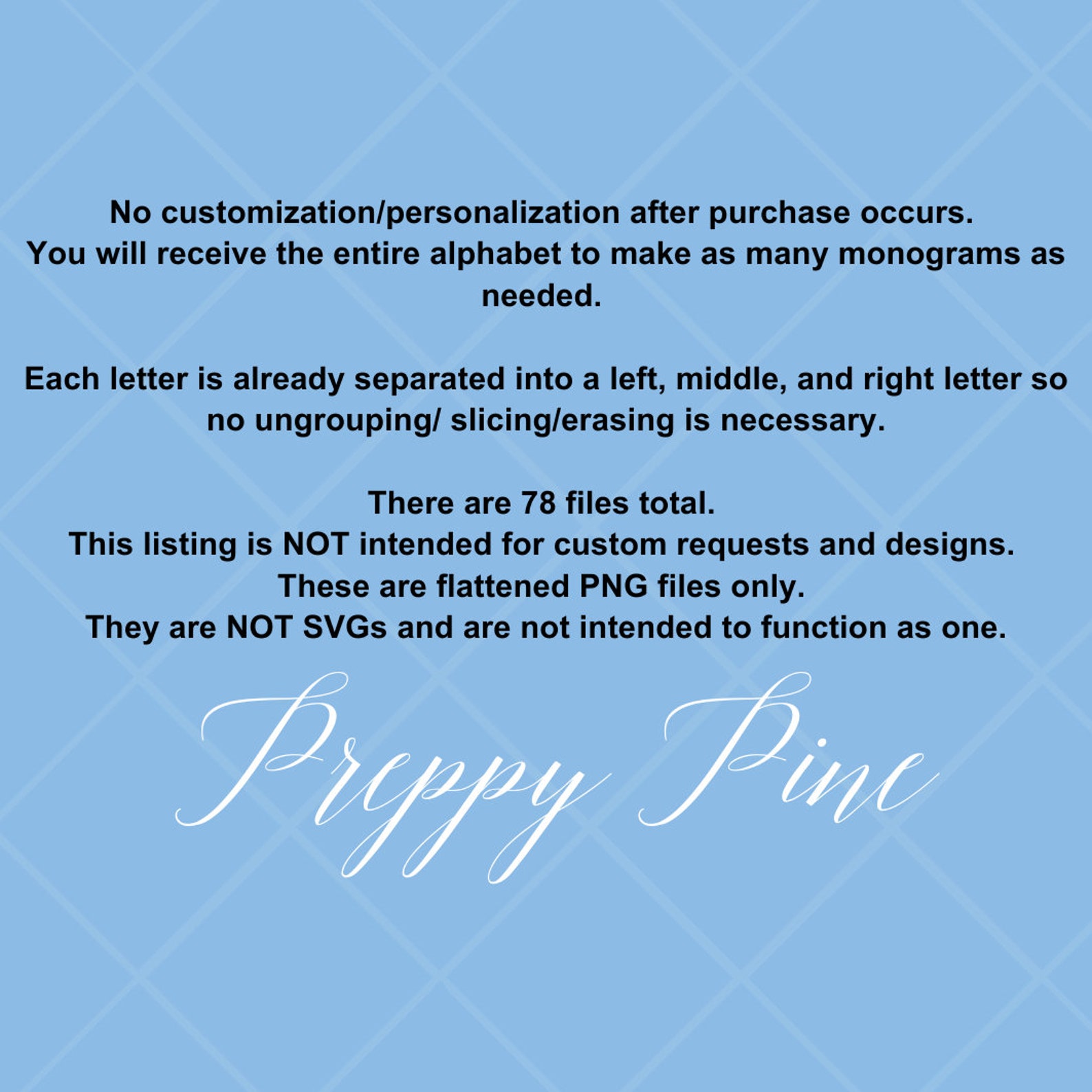 Grandmillenial Pink Monogram, Coastal & Preppy, Full Alphabet PNG ...