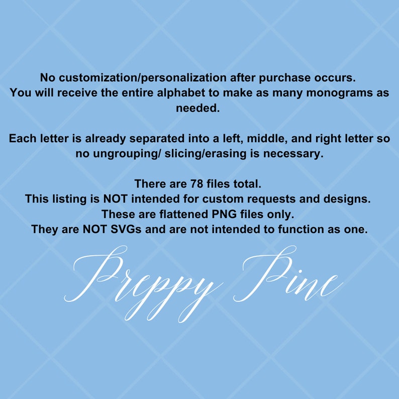 Grandmillenial Pink Monogram, Coastal & Preppy, Full Alphabet PNG ...