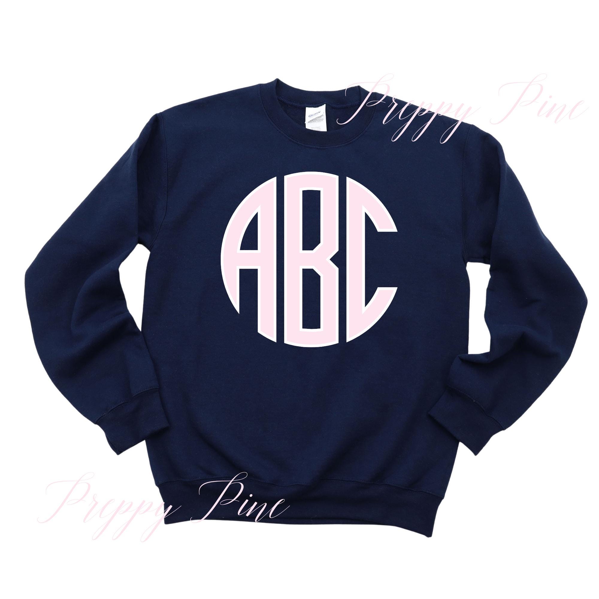 Grandmillenial Pink Monogram, Coastal & Preppy, Full Alphabet PNG ...