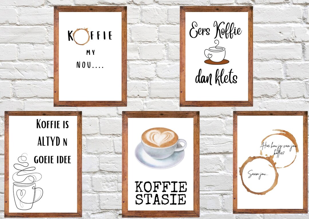 Afrikaans- Coffee Station - Etsy
