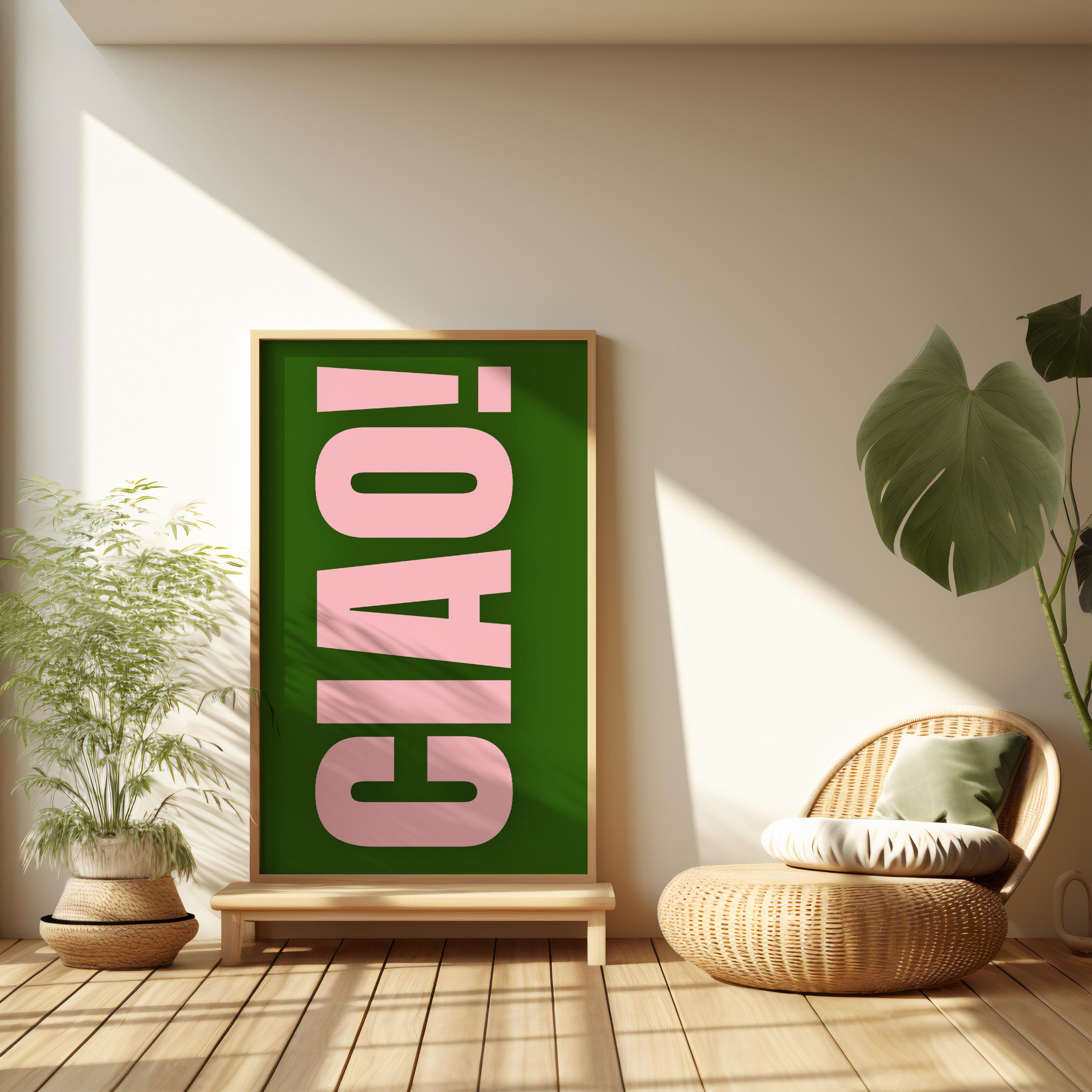 Italian Ciao Poster, Italian Aesthetic Digital Download Print ...