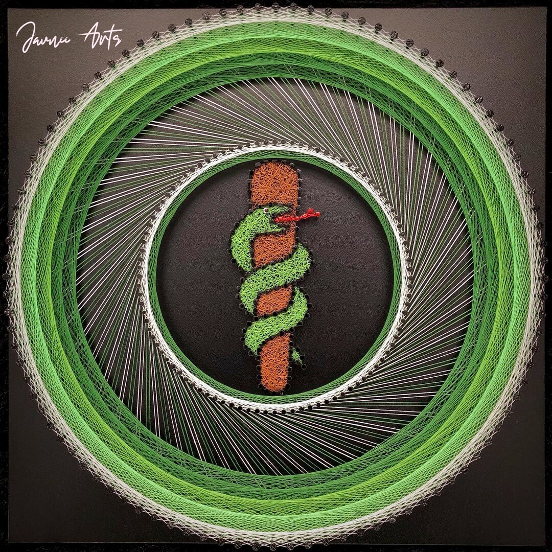 Modern String Art Wall Hanging, String Art Mandala, Cotton Anniversary ...