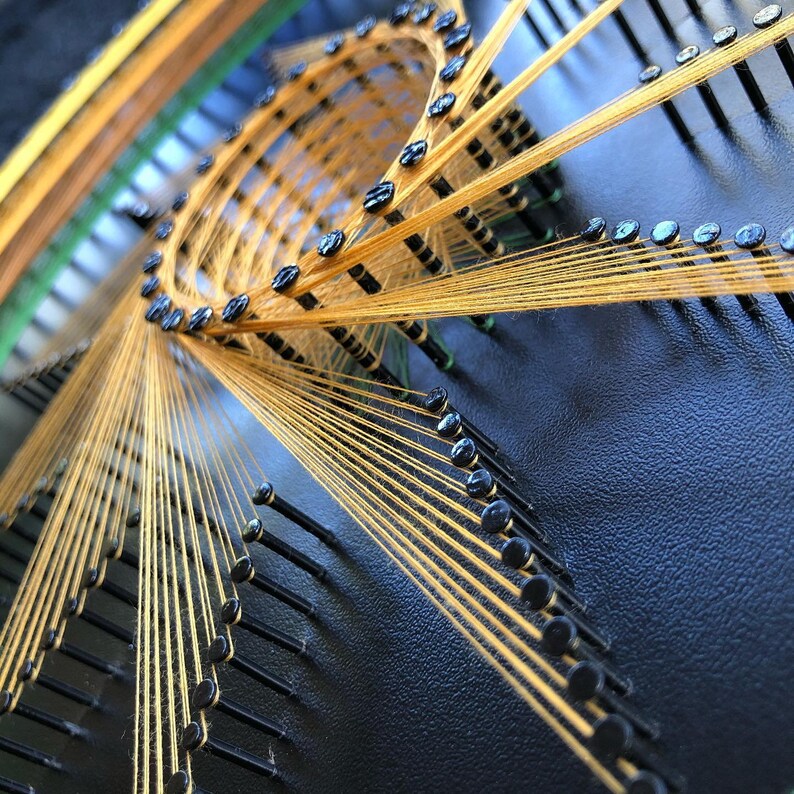 Modern String Art Wall Hanging, String Art Mandala, Cotton Anniversary ...