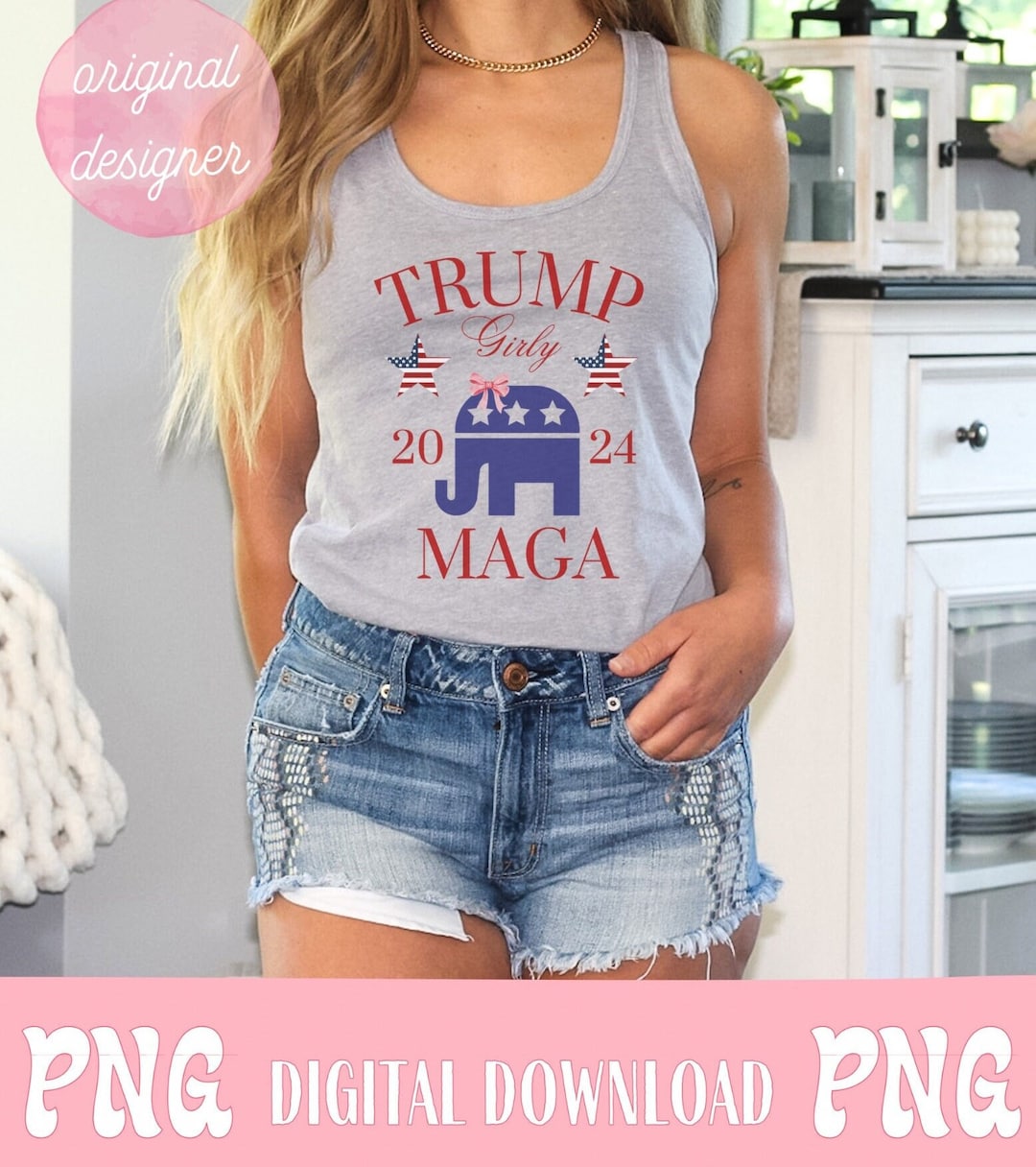 Trump Girly PNG Retro Design Political PNG Taking Back America PNG ...