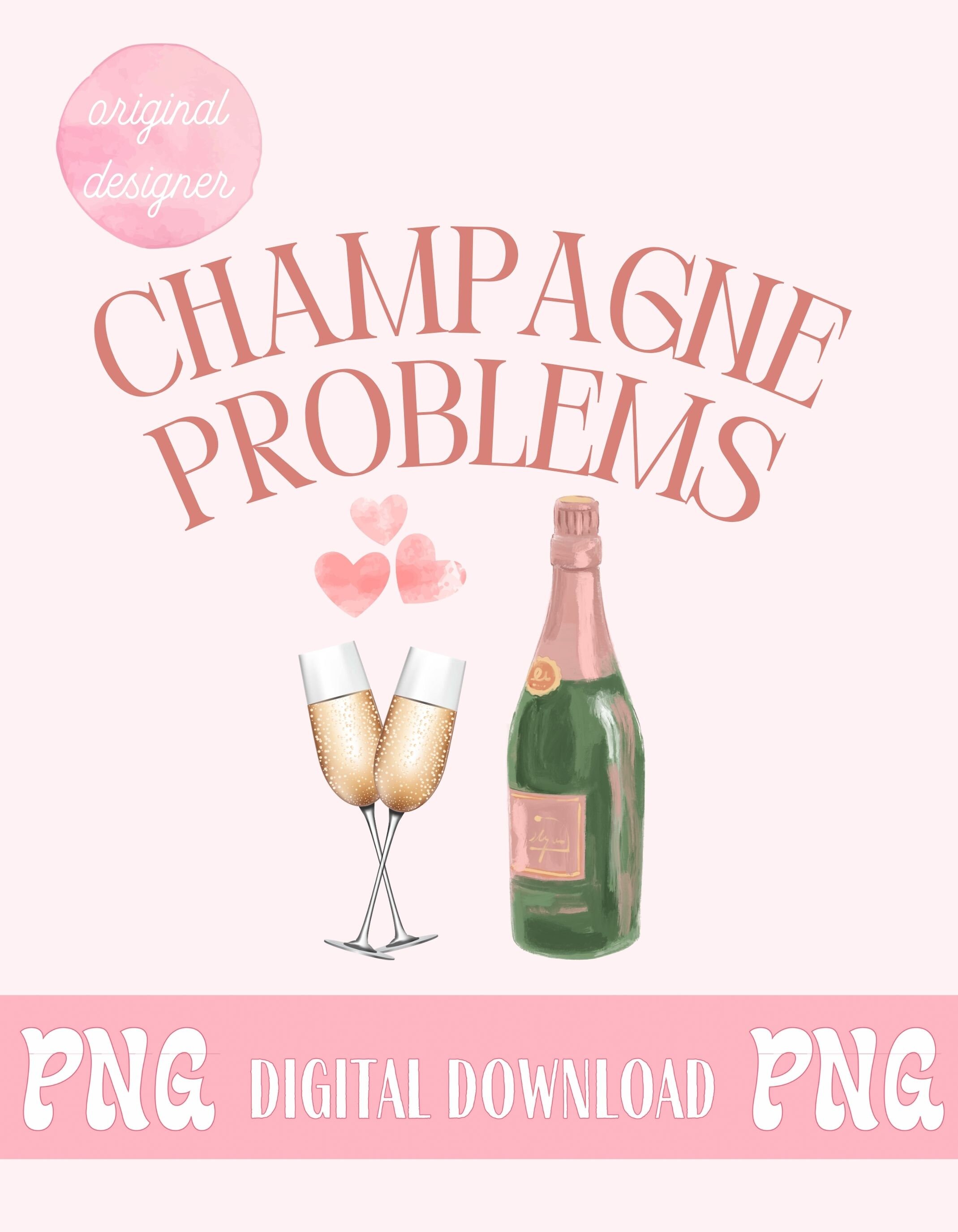 Champagne Problems PNG Sublimation Swiftie Png Pink Folklore PNG ...
