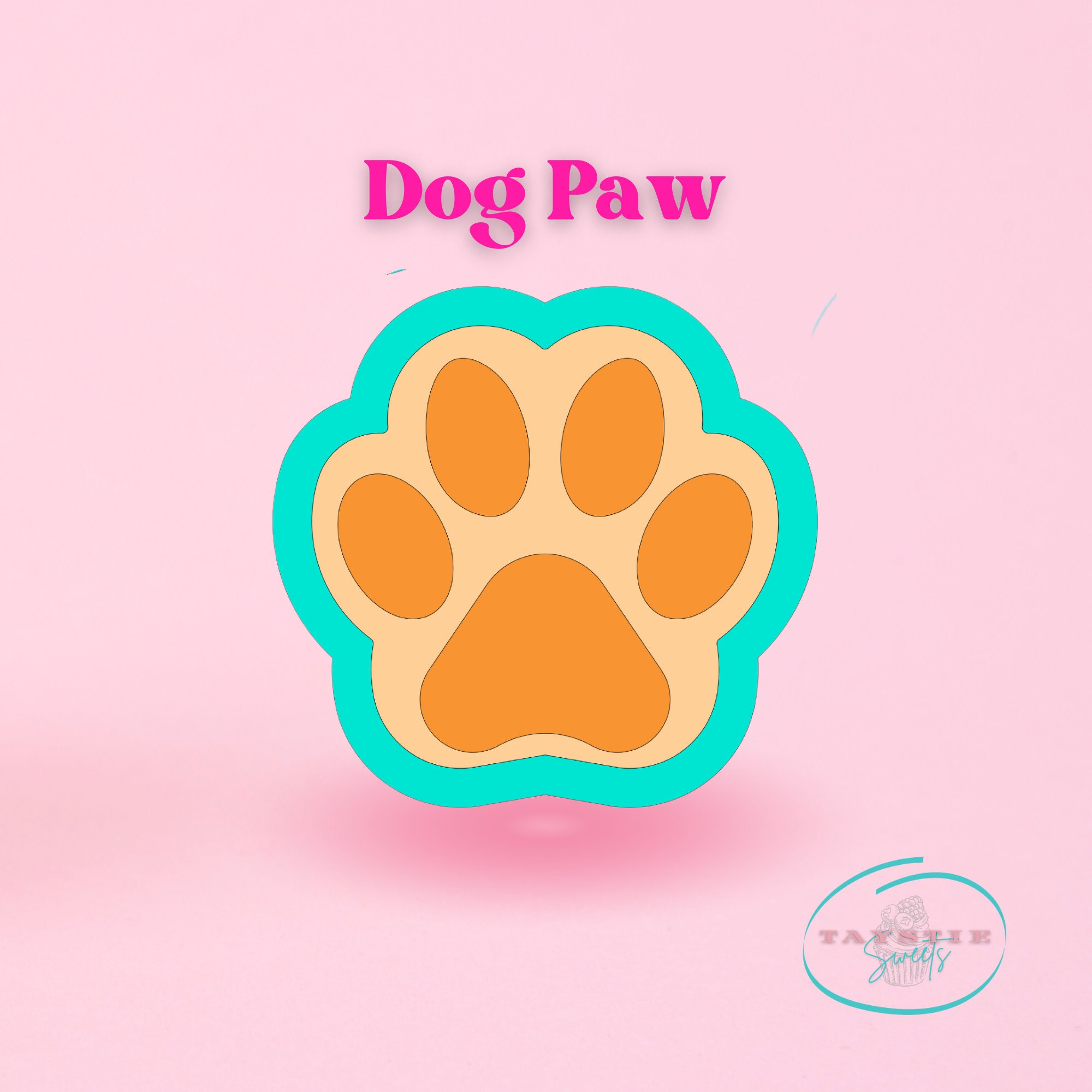 Dog Paw Cutter Cookie - Paw Cutter Cookie, Paw Clay Cutter, Dog Treat ...