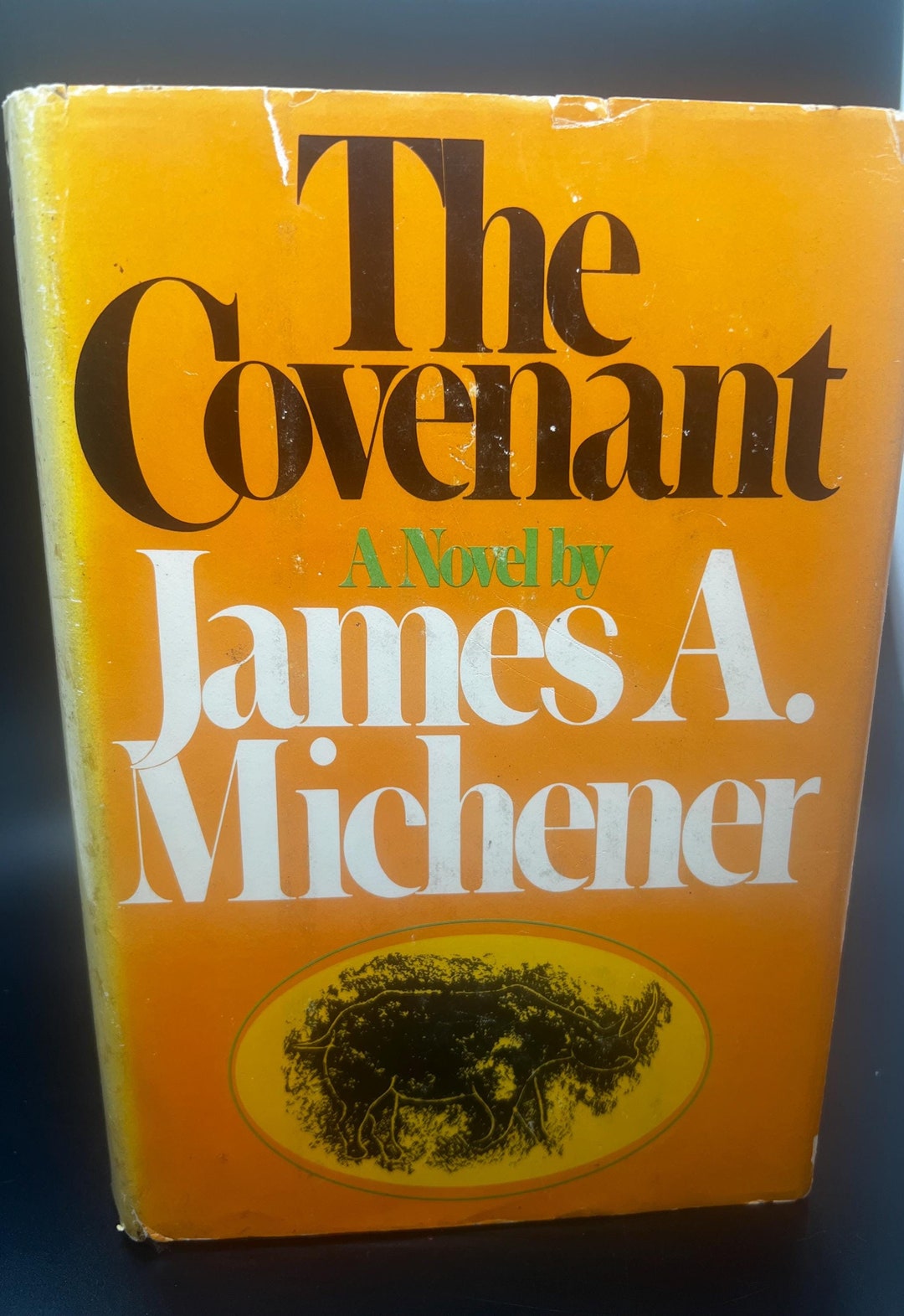 The Covenant by James A. Michener Vintage Book 1980 Orange Book Decor ...
