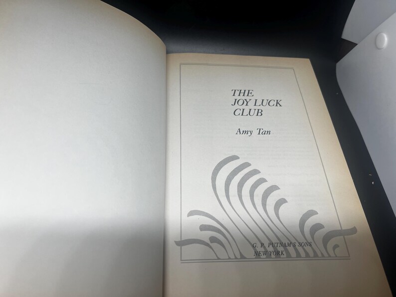 The Joy Luck Club by Amy Tan 1989 Vintage Early Impression - Etsy