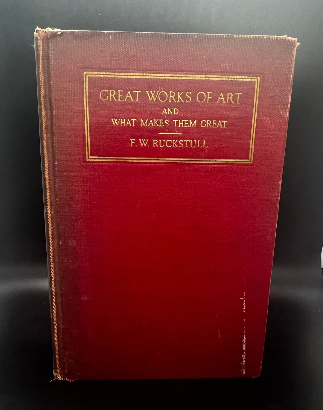 Great Works of Art and What Makes Them Great FW Ruckstall 1925 Vintage ...