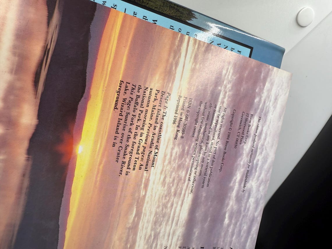 America's National Parks Thomas & Virgina Aylesworth 1984 Vintage Book ...