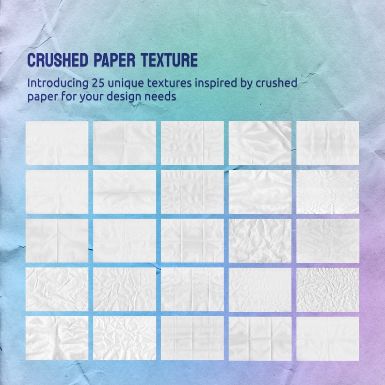 Crushed Paper Texture Png White Digital Papers Watercolor Paper ...