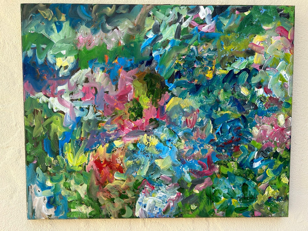 Garden Pageant Abstract Painting - Etsy