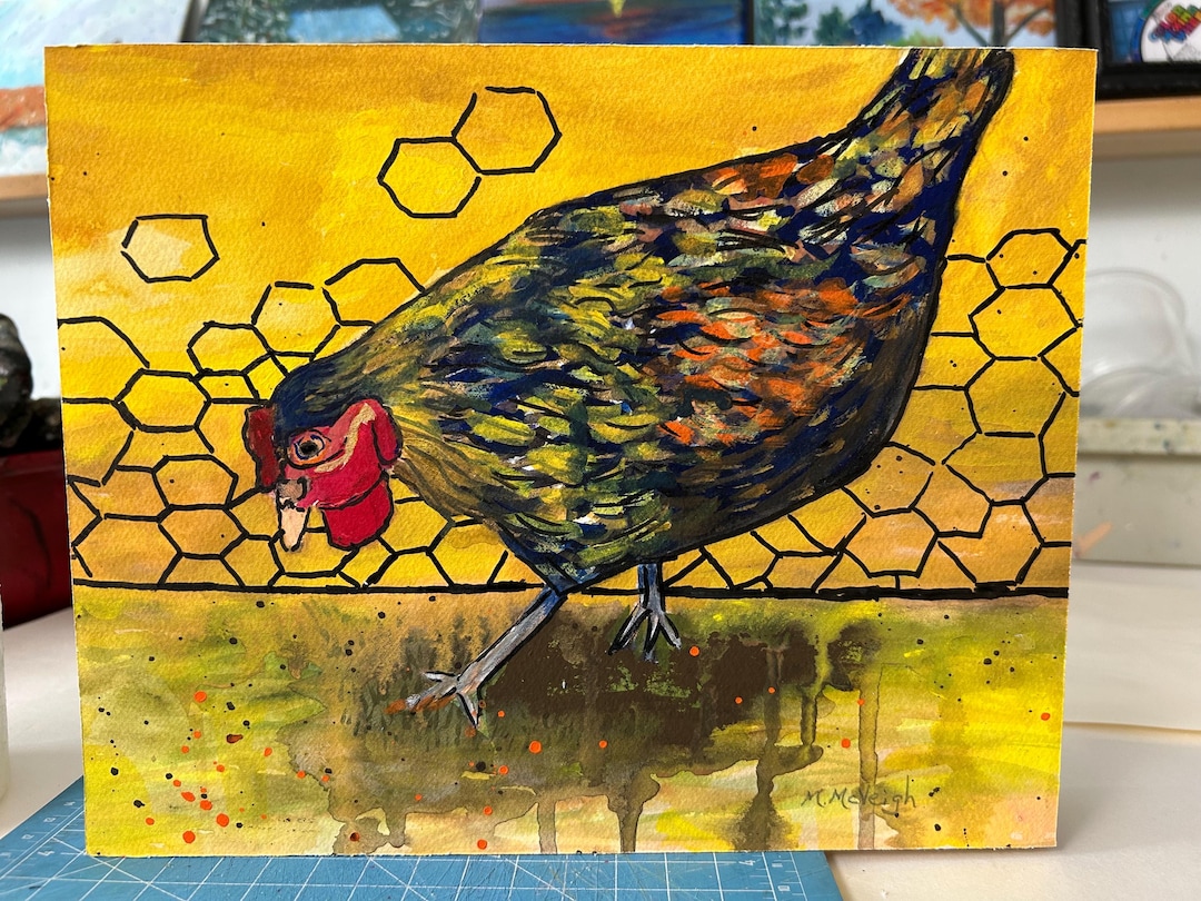 Chicken Scratch Art - Etsy