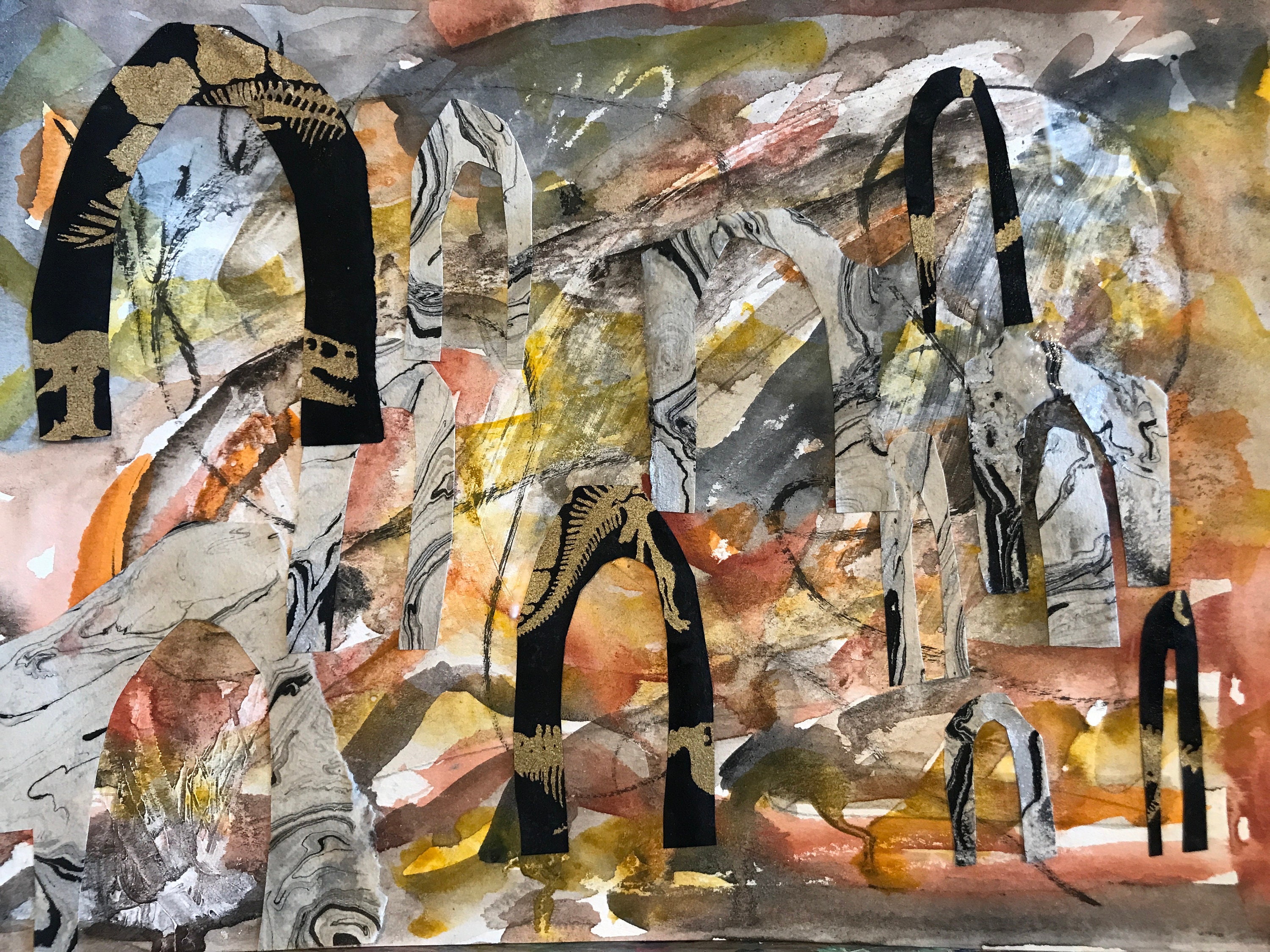 Prehistoric Abstract Original Art - Etsy