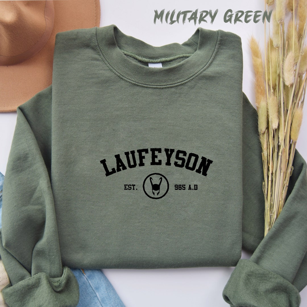 Loki Laufeyson Est 965 Sweatshirt, Loki Sweater, Loki God of Mischelf ...