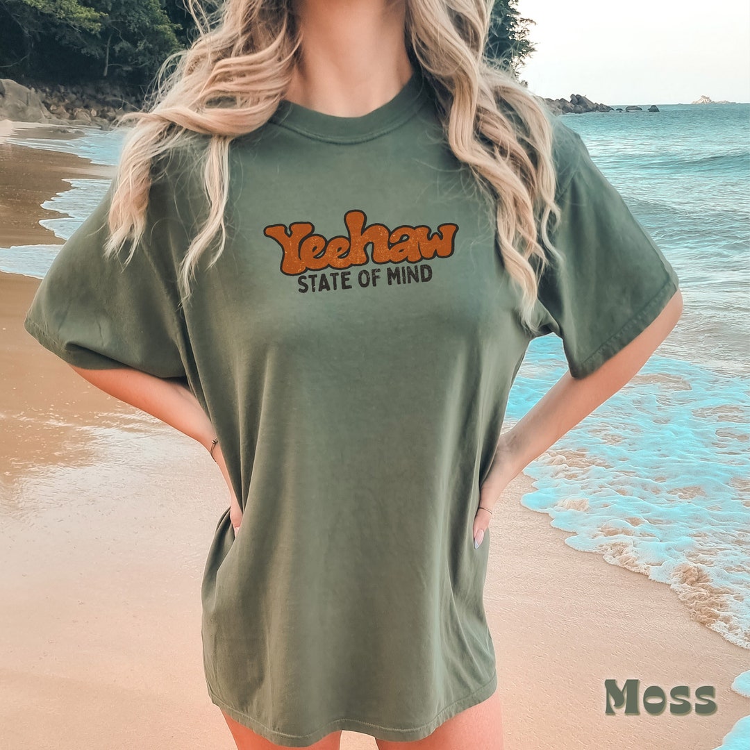 Yeehaw State of Mind Shirt, Yee Haw Shirt, Western Graphic Tee for ...