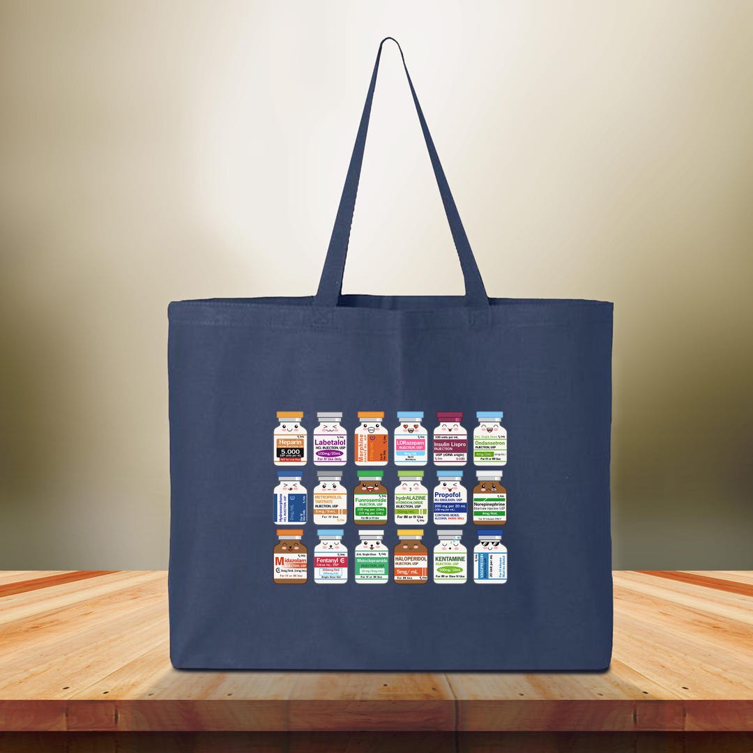 Nurse Propofol Tote Bag, ICU Team Bag, Propofol Lovers Bag, Critical ...