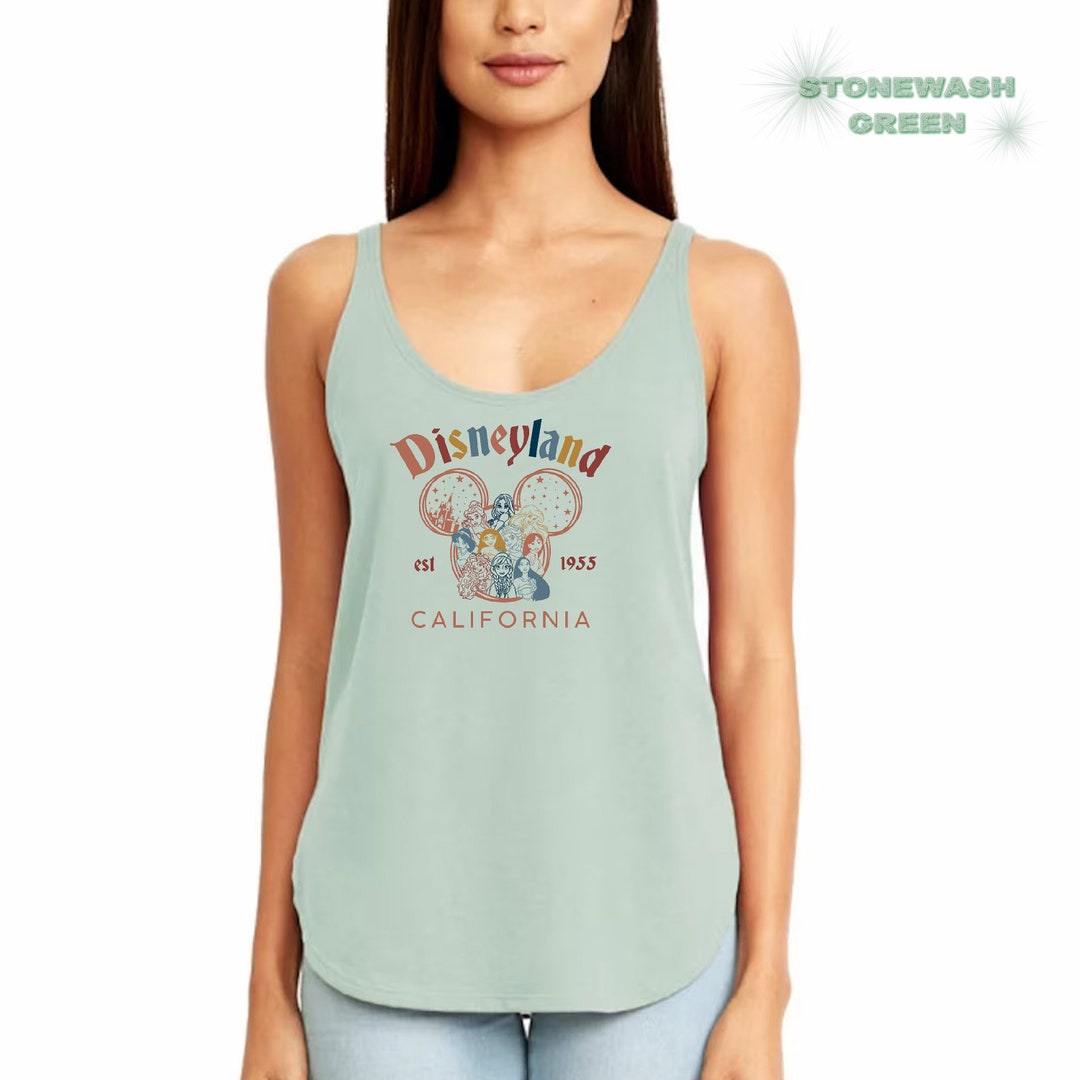 Disney Princess Tank Top, Disney Vacation Tank Top, Ariel-bella-aurora ...