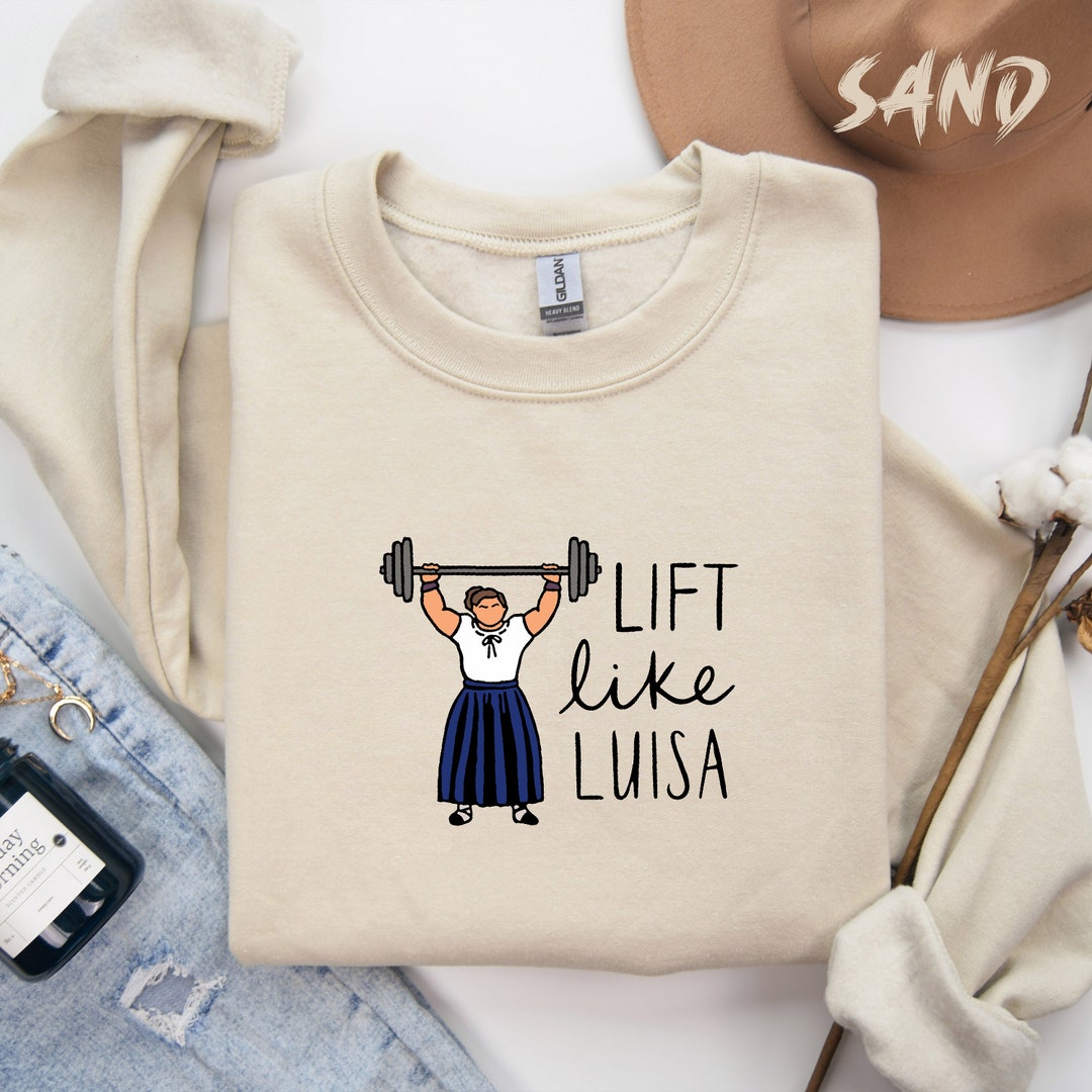 Lift Like Luisa Sweatshirt, Encanto Luisa Madrigal, Luisa Gym Workout ...